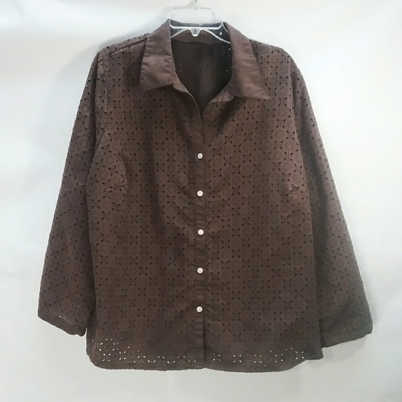 Avenue | Tops | Faux Suede Cutout Long Sleeve Top 2224 Brown | Poshmark